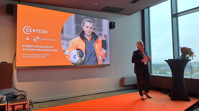 Valvontaratkaisujen kyberturvallisuus − kooste asiakaspäivästä - CERTEGO